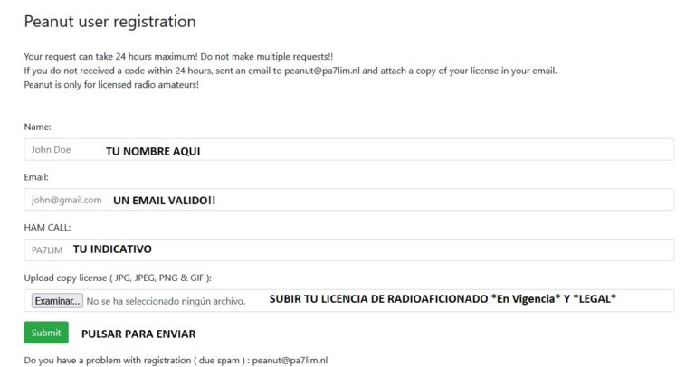 *PEANUT CODE* – Xreflector World Wide Servers