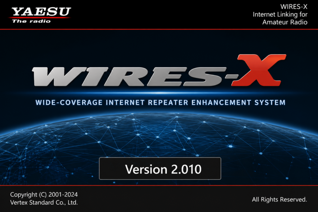 WIRES-X PC Software (Ver.2.010) – 5/2026 – Xreflector World Wide Servers